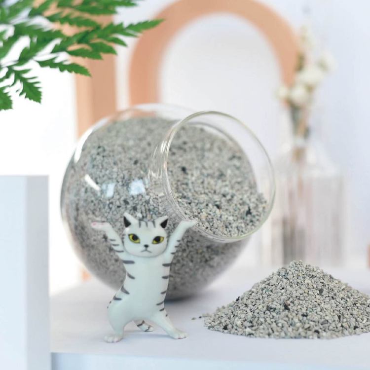 JB-01 Super White Premium Dust-free Crushed Shape Bentonite Cat Litter ...